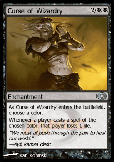 Free Style MTG - Magic Online Promotional - Curse of Wizardry