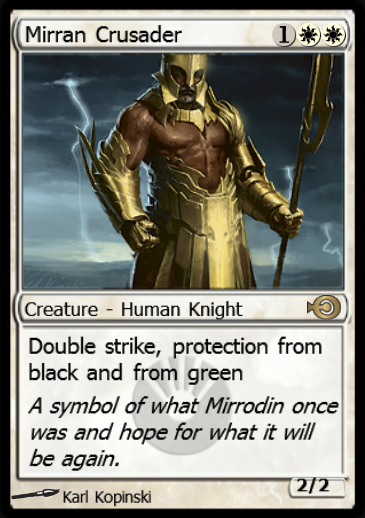 Free Style MTG - Magic Online Promotional - Mirran Crusader